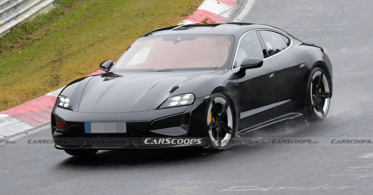 Porsche Taycan 2024 bản thể thao lộ diện với thiết kế như xe đua - Tuổi ...