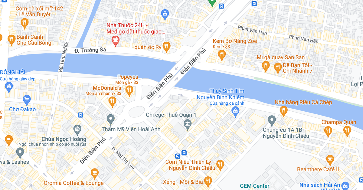 Google Maps đã trả lại tên cho đường Điện Biên Phủ - Tuổi Trẻ Online