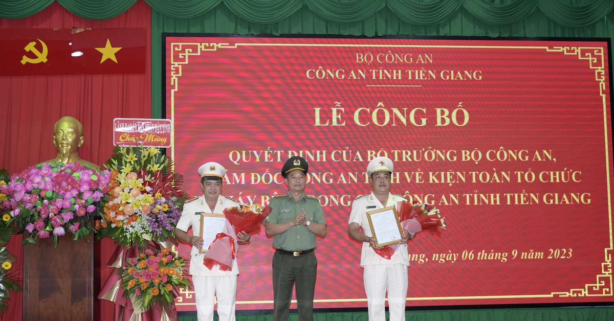 Công an Tiền Giang điều động, bố trí nhiều lãnh đạo cấp phòng - Tuổi Trẻ Online