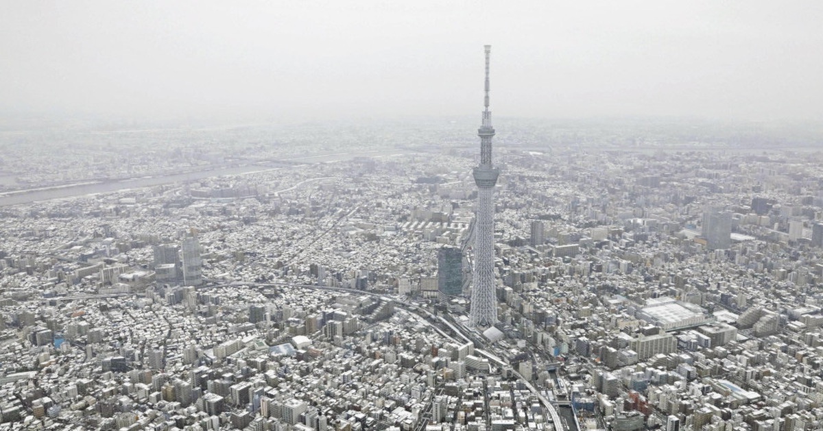 Tuyết rơi dày khiến hơn 100 người nhập viện ở Tokyo, Nhật Bản - Tuổi ...