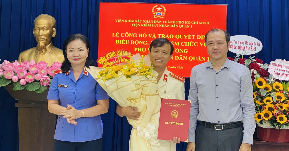 Ông Ngô Tuấn Kiệt làm phó viện trưởng Viện kiểm sát quận 1 TP.HCM - Tuổi Trẻ Online