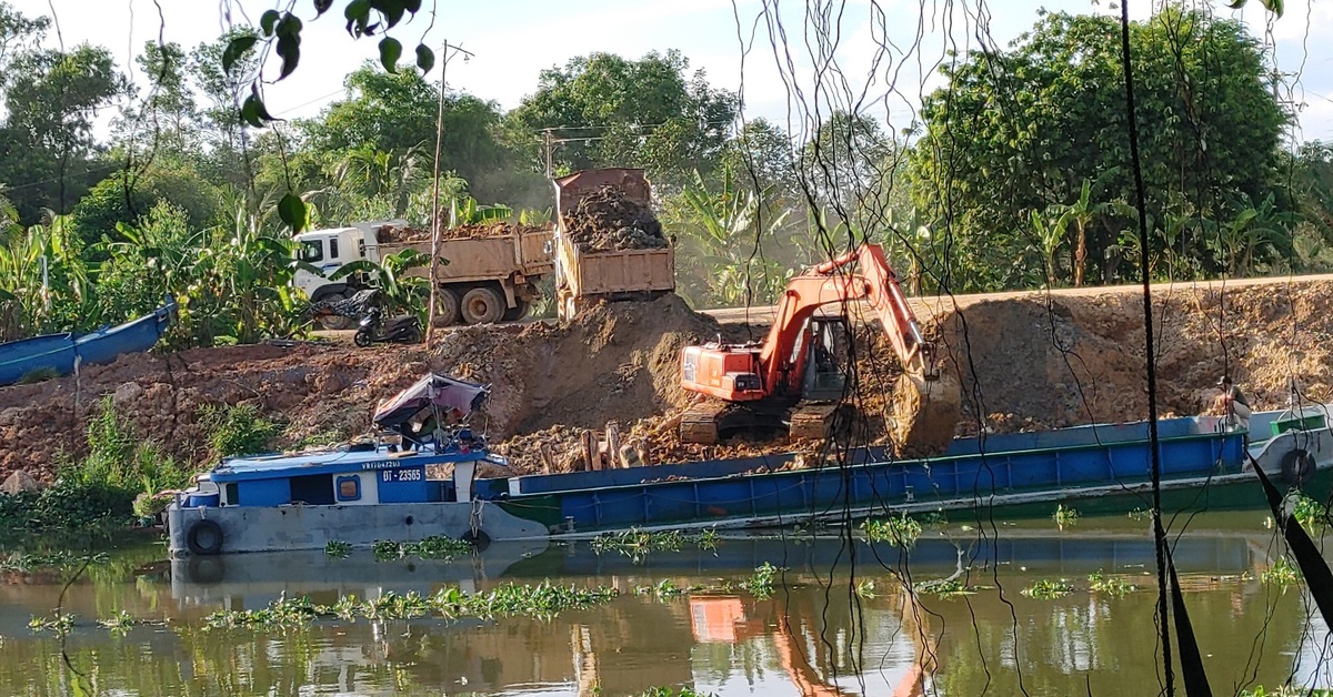 Bùn đất nạo vét kênh giao cho huyện quản lý 'bốc hơi', Long An đang ...