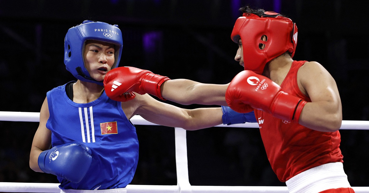 Võ Thị Kim Ánh thua sít sao võ sĩ trẻ Ấn Độ ở môn boxing Olympic 2024 ...