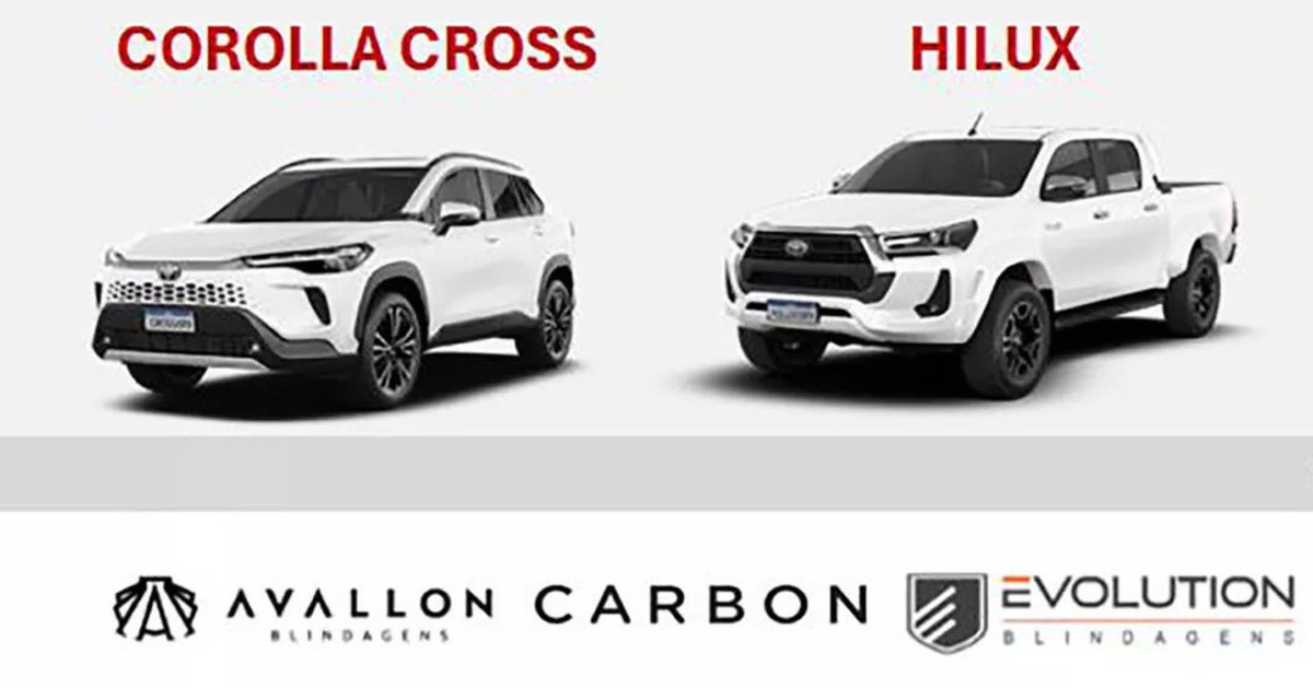 Toyota bất ngờ công bố bản chống đạn cho Corolla Cross, Hilux, Fortuner ...