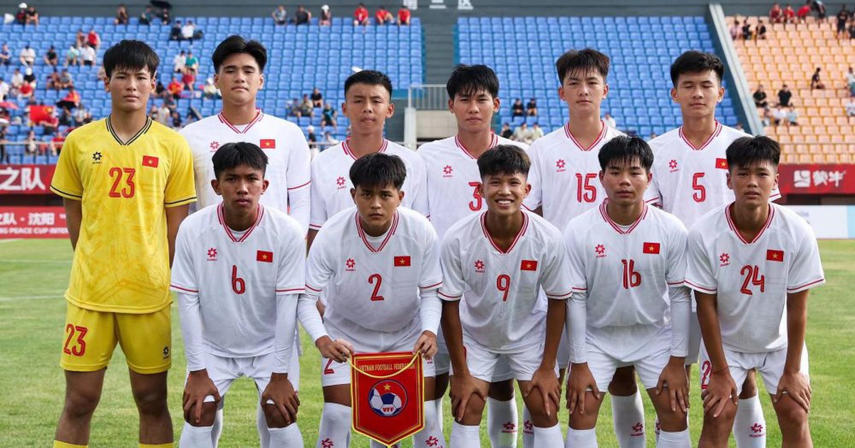 U16 Việt Nam đấu giao hữu thua 0-4 trước U16 Trung Quốc - Tuổi Trẻ Online