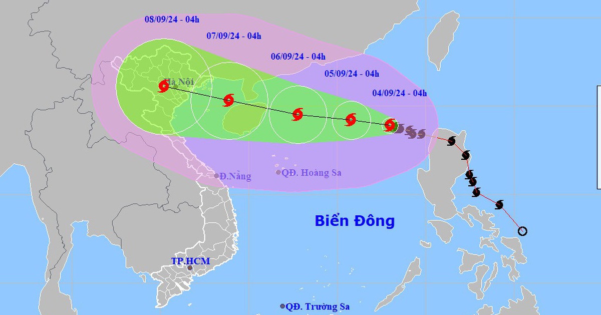 Bão số 3 mạnh lên cấp 11, dự báo mạnh thêm 2 cấp trong 24 giờ tới ...
