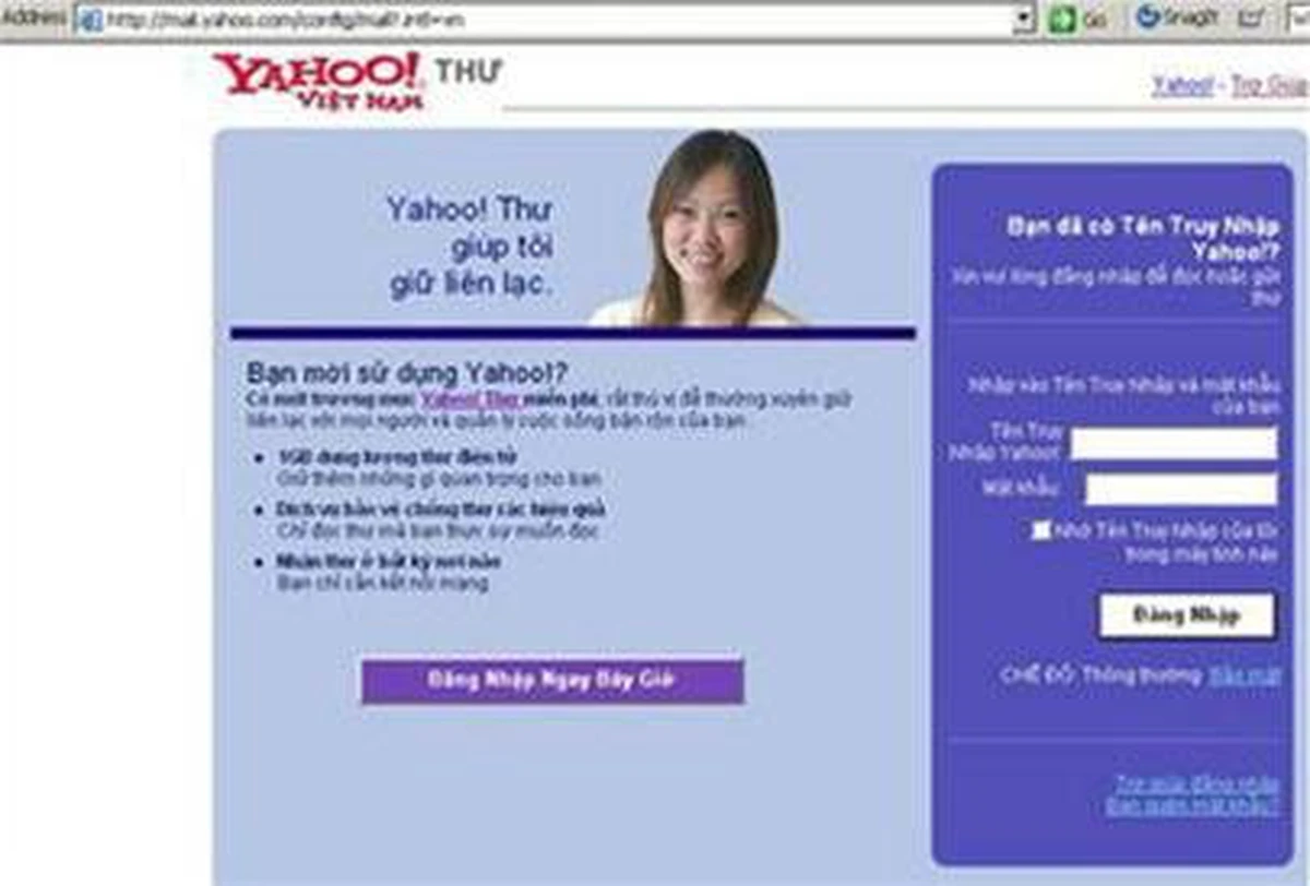 Yahoo! Mail cung cấp giao diện tiếng Việt - Tuổi Trẻ Online