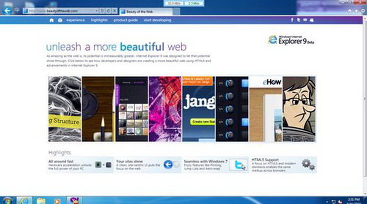 Microsoft thử nghiệm Internet Explorer 9 Beta - Tuổi Trẻ Online