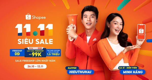 Shopee khởi động ‘11.11 Siêu Sale’, gia tăng chuỗi ưu đãi thiết thực ...