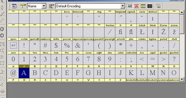 Sáng tác font với Fontlab 4.5 - Tuổi Trẻ Online